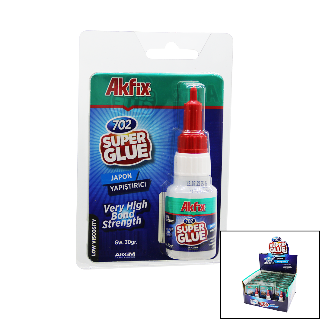 AKFİX-702 GA-023 SUPER JAPON YAPIŞTIRICI 30GR - 63.90 TL + KDV