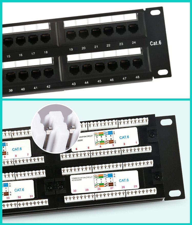 48 PORT UTP CAT6 PATCH PANEL - 1,355.36 TL + KDV