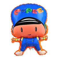 Mavi Elbiseli Pepee Şekilli Uçan Folyo Balon 80 cm