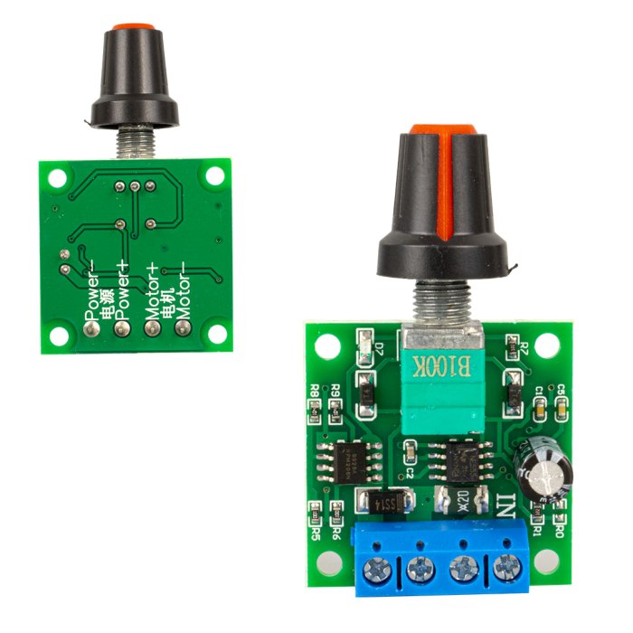 CA-102A PWM DC MOTOR YÖNETİCİ 1.8V-15V 2A LED DIMMER HIZ DÜZENLEYİCİ ...